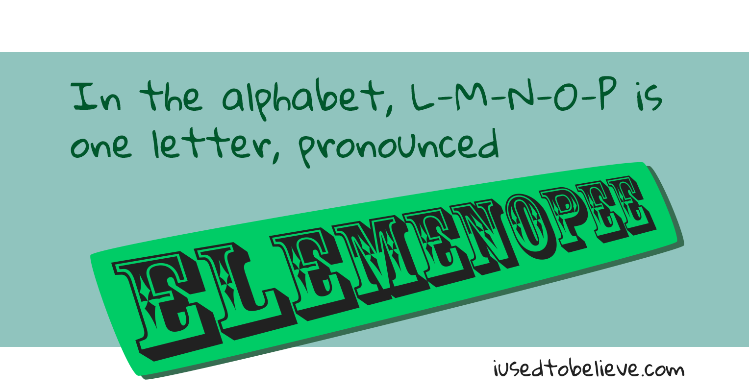 Language Spelling Elemenopee I Used To Believe Language Spelling Elemenopee I Used To Believe